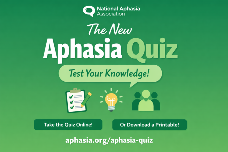 Test Your Knowledge: The Updated Aphasia Quiz Is Here! - National ...